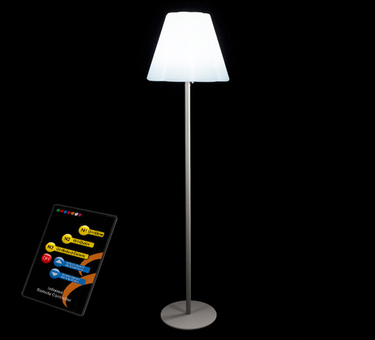 Lampadaire De Jardin LED H148cm Sans Fil Rechargeable 89€ | Salon d'é Lampadaire De Jardin LED H148cm Sans Fil Rechargeable 89€ | Salon d'é
