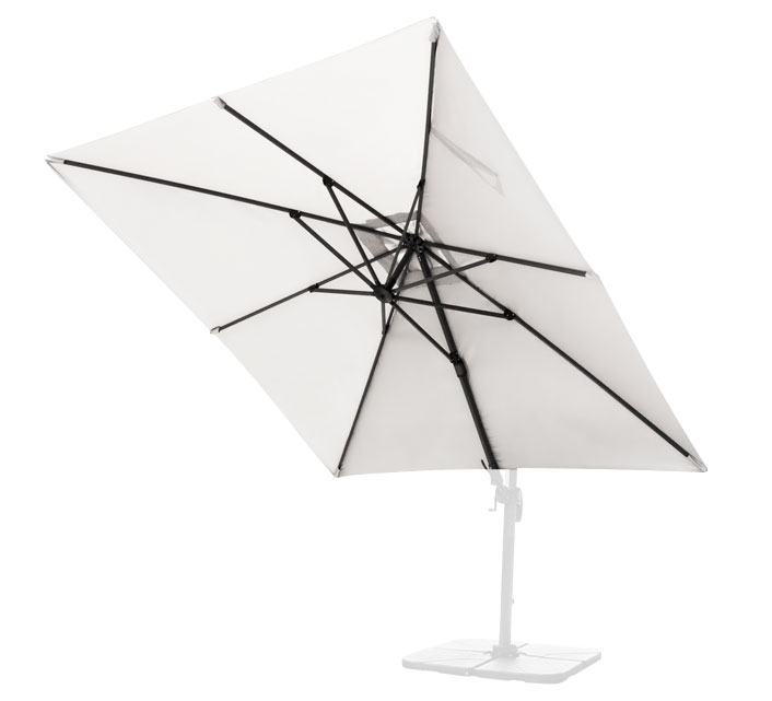 Toile de Remplacement Parasol Déporté Haut de Gamme 250g/m2 3x3 m Beige ... Toile de Remplacement Parasol Déporté Haut de Gamme 250g/m2 3x3 m Beige ...